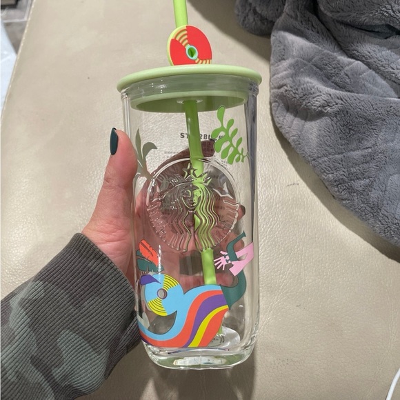 Starbucks | Kitchen | Starbucks Musical Carnival Triangle Glass Tumbler ...